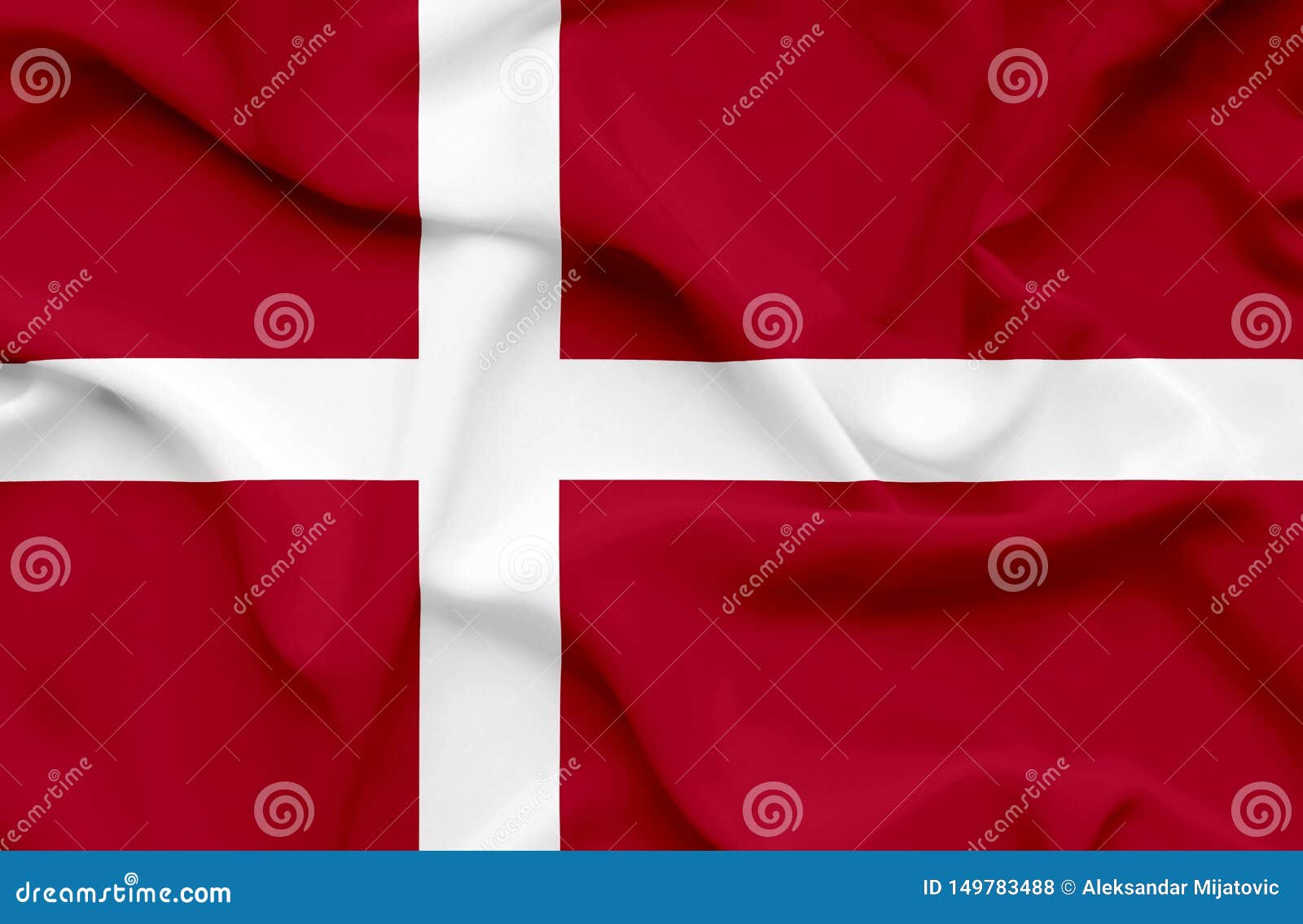 Denmark waving flag stock illustration. Illustration of frame - 149783488