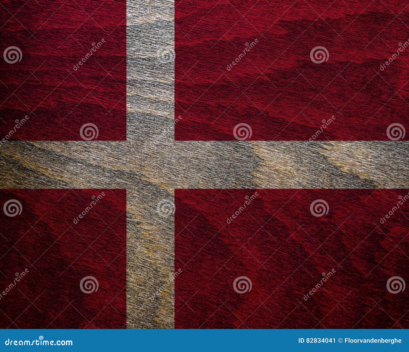Denmark Wood Textured Flag stock image. Image of natural - 82834041