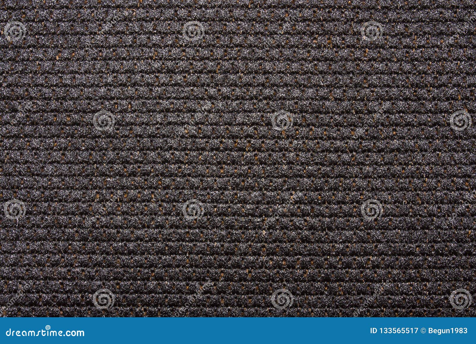 Dense Black Braided Fabric Texture. Stock Image - Image of fabric ...