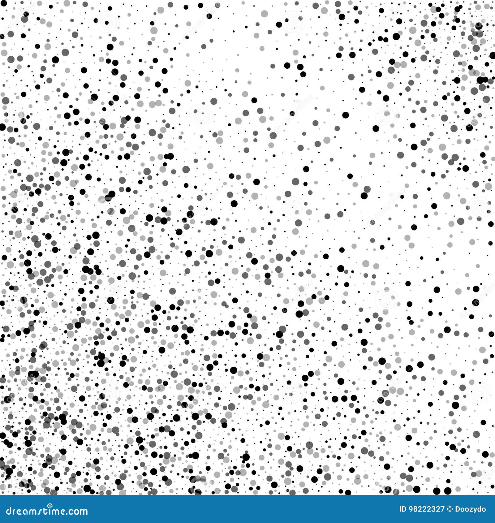 Dense black dots. stock vector. Illustration of effect - 98222327