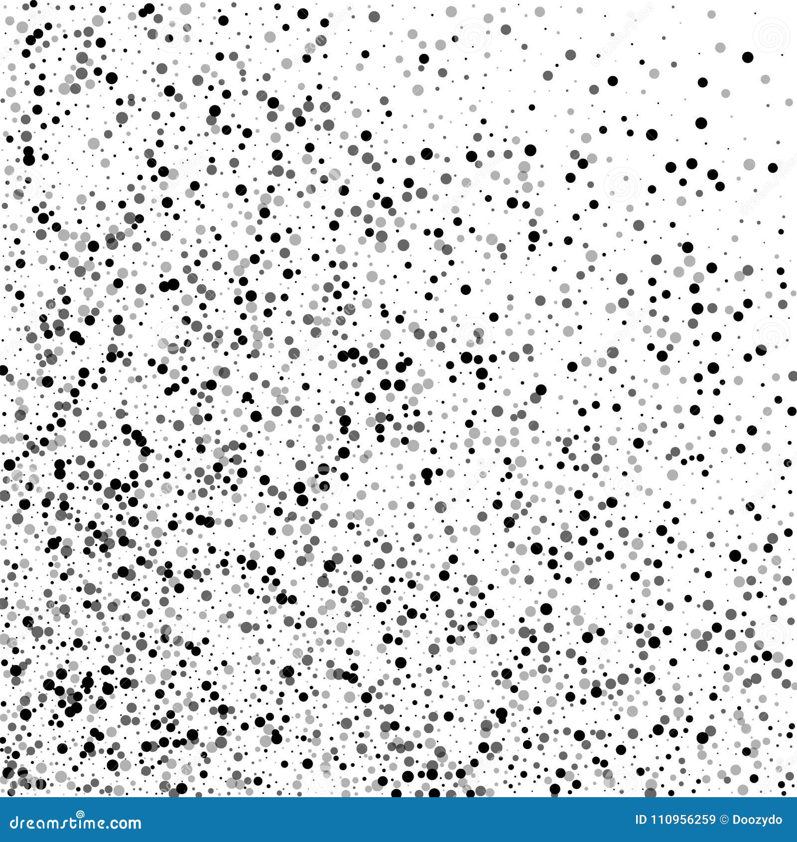 Dense black dots. stock vector. Illustration of artistic - 110956259