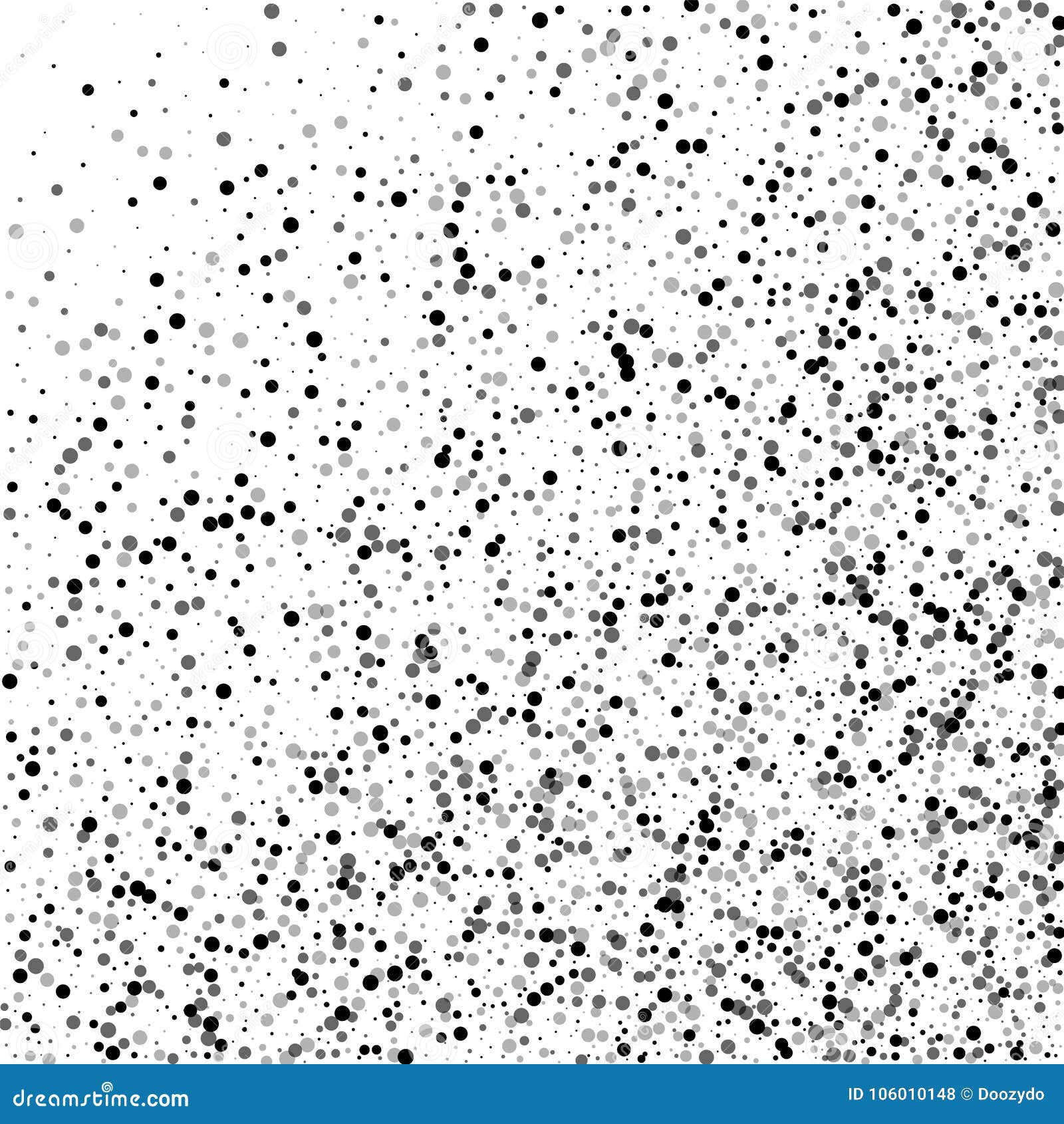 Dense black dots. stock vector. Illustration of back - 106010148