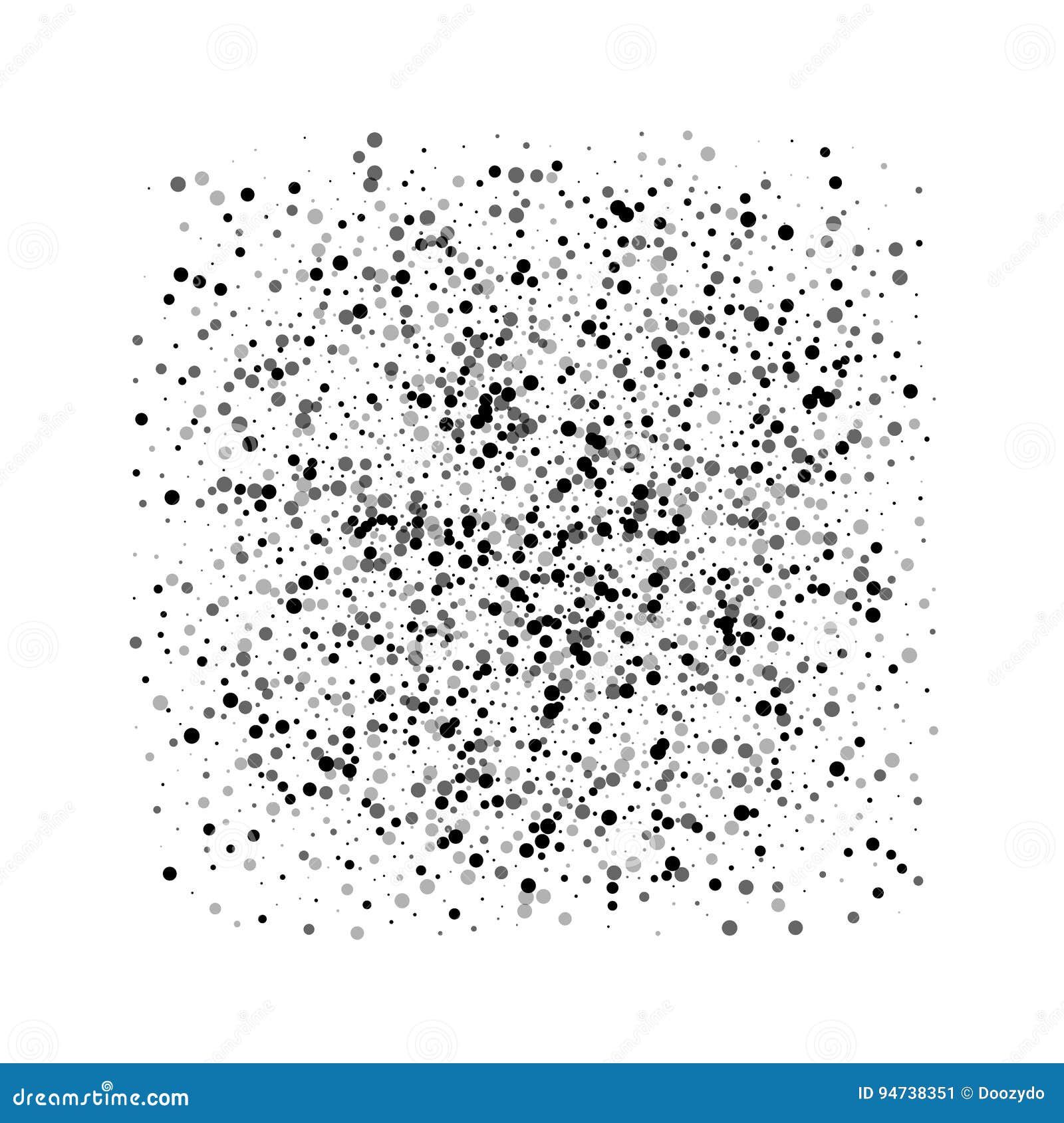 Dense black dots. stock vector. Illustration of abstract - 94738351