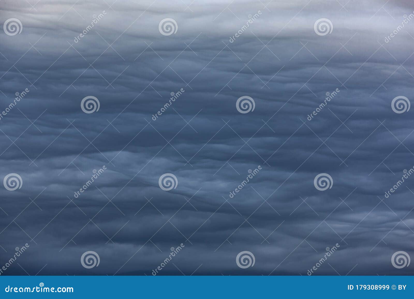 Dense Cloud Cover in the Sky Stock Image - Image of cloudy ...