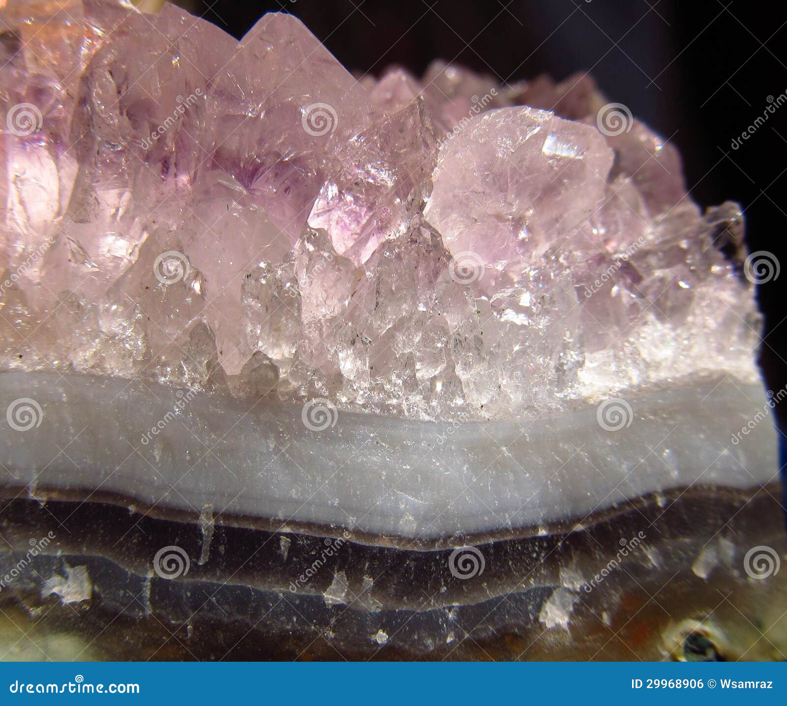 Pink/purple Crystals stock photo. Image of layer, stone - 29968906