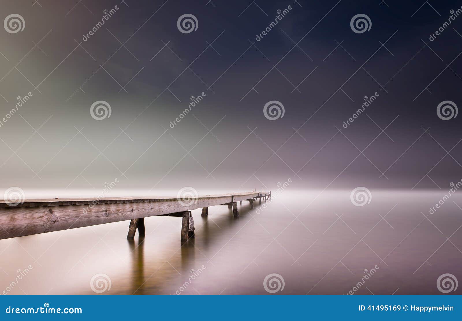 Dense Fog at the Break of Dawn Stock Image - Image of outdoor ...