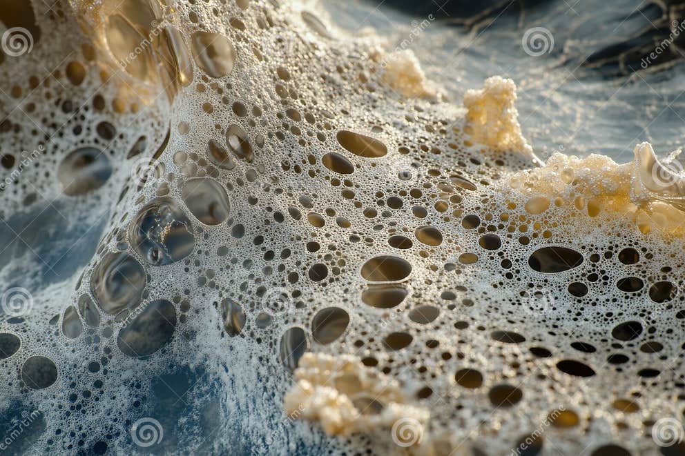 Dense Microbial Layer Showcases Intricate Structures in a Vibrant ...