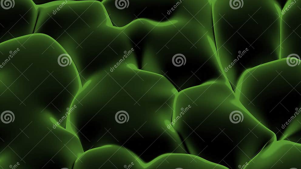 Dense Moving Liquid on Surface. Design. Bubbling Liquid Substance with ...