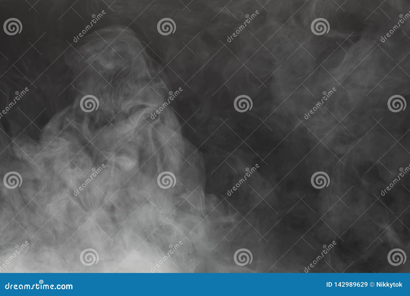 Dense Smoke on Black Background Stock Image - Image of movement, nature ...