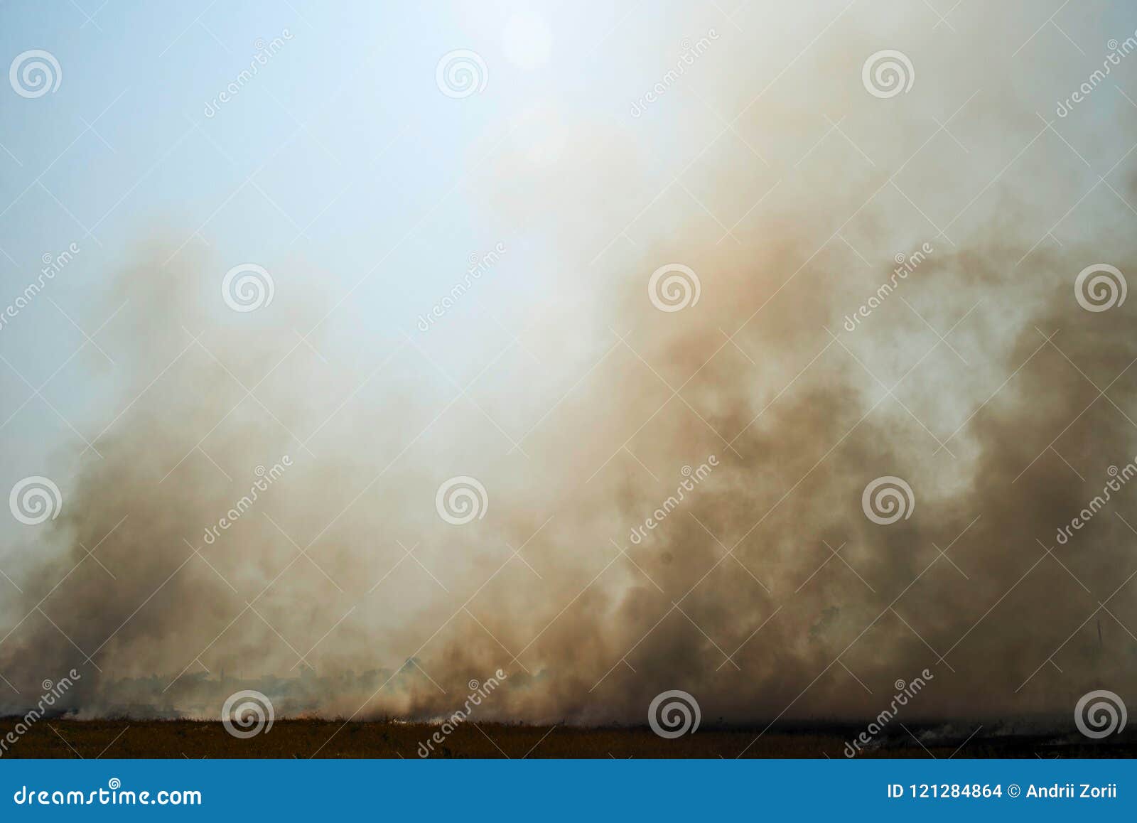 Dense Smoke Rising from a Fire Stock Photo - Image of danger, mystic ...