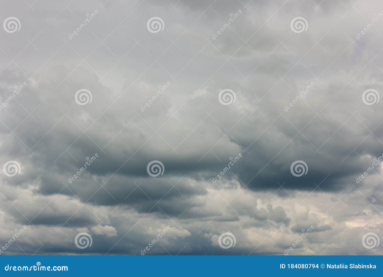 Dense Thunderclouds Texture. Dramatic Sky with Storm Clouds before ...