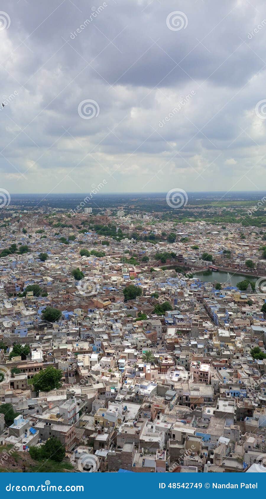Dense view of city stock image. Image of cement, urban - 48542749