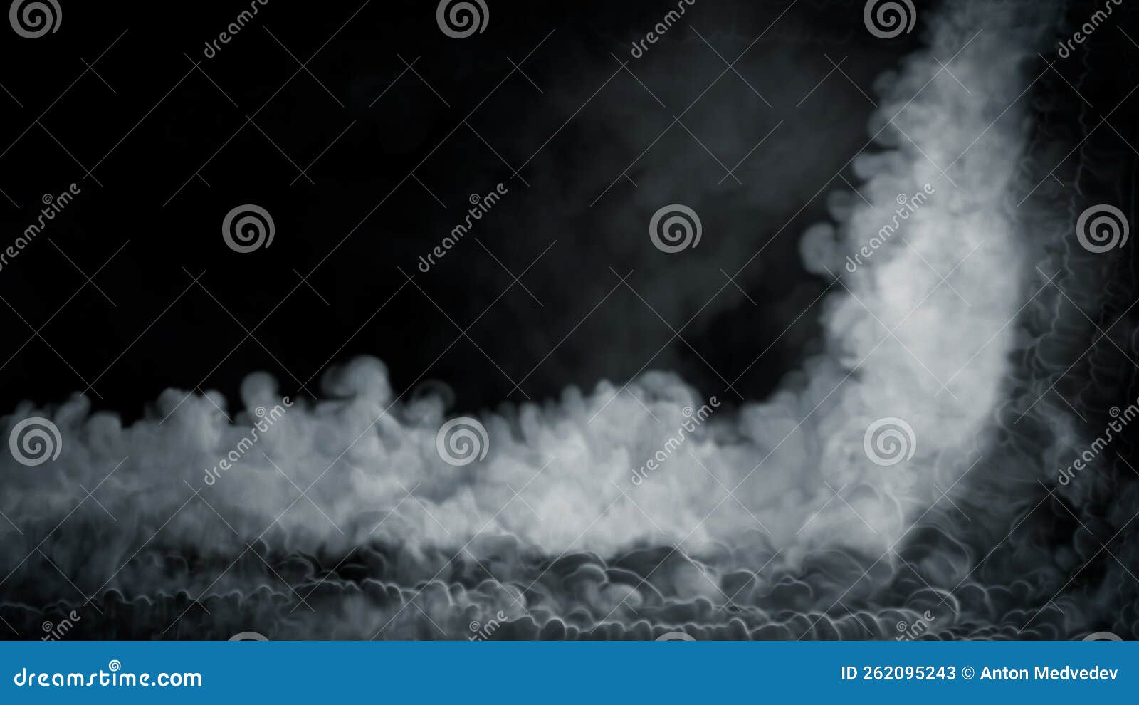 Rich White Smoke or Clouds Corner Screen Frame, Isolated - Abstract 3D ...