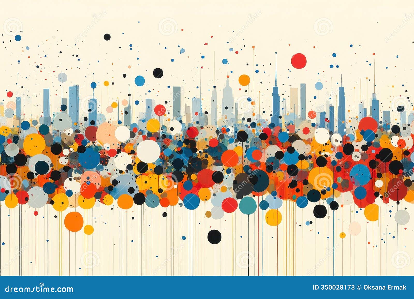 Densely Packed Patterns of Colorful Clustered Dots Represent Bacterial ...