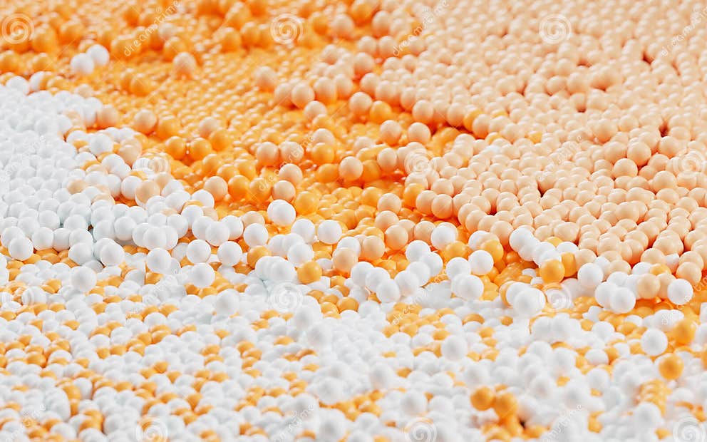 Density Balls, Abstract Geometric Background, 3d Rendering Stock ...