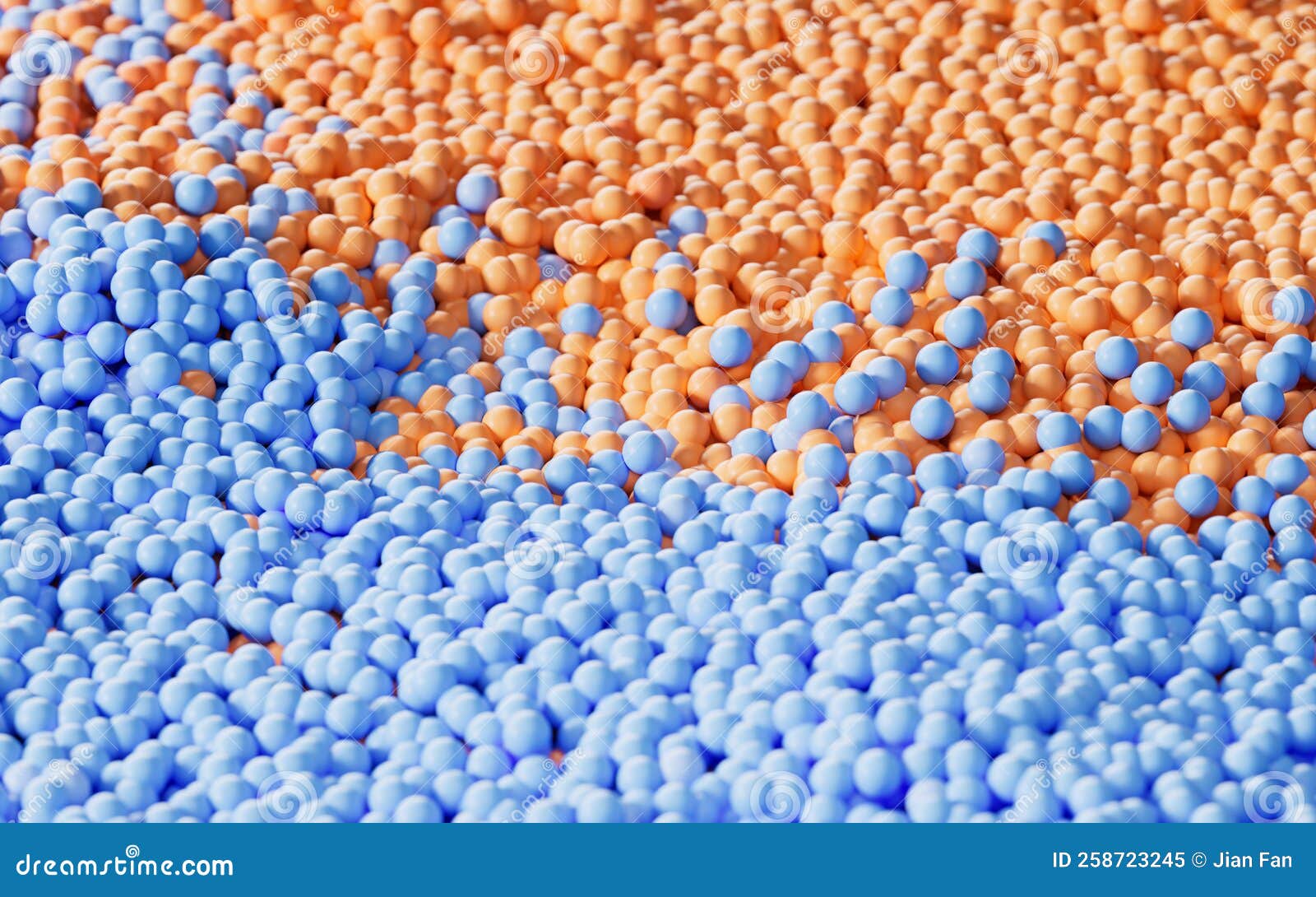 Density Balls, Abstract Geometric Background, 3d Rendering Stock ...