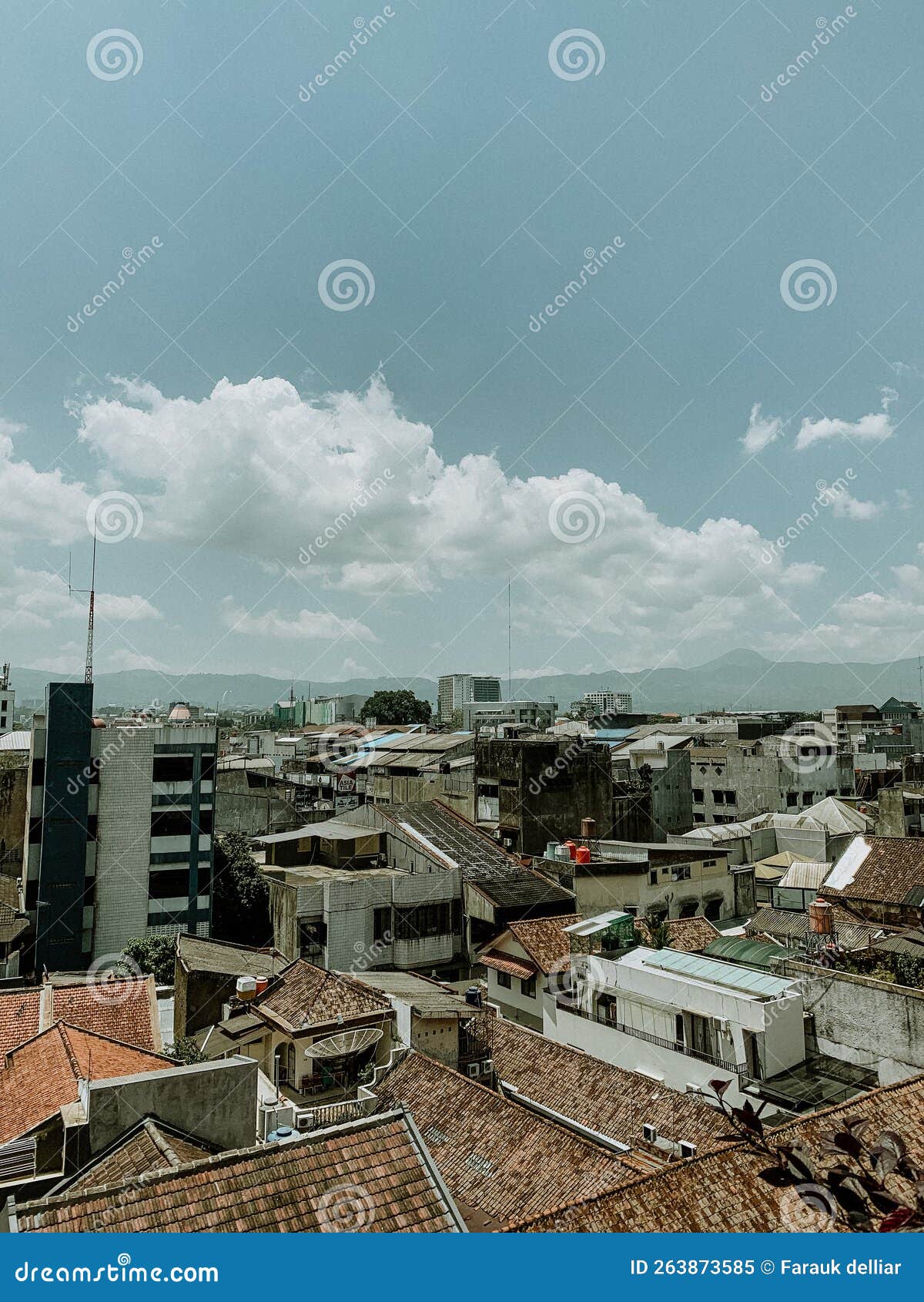 The Density of Buildings in the City Stock Image - Image of dense, city ...