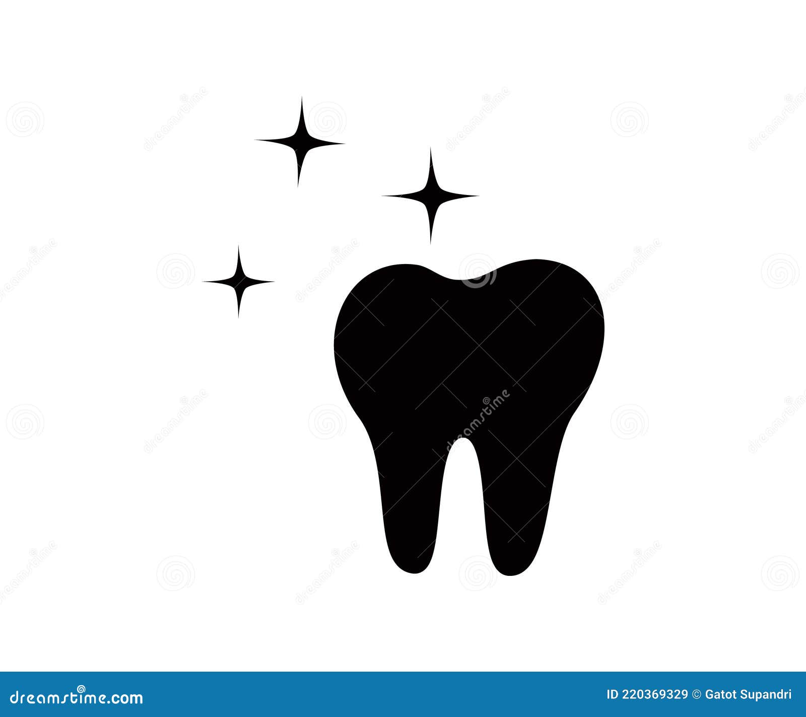 Dent Icon Vector Logo Template Stock Vector - Illustration of element ...