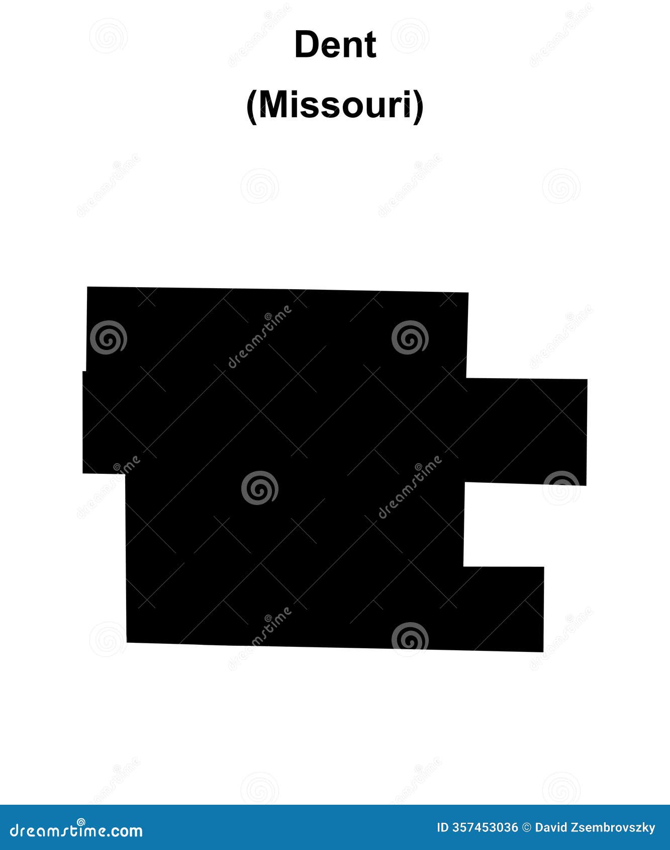 Dent Outline Map Vector Illustration | CartoonDealer.com #361614076