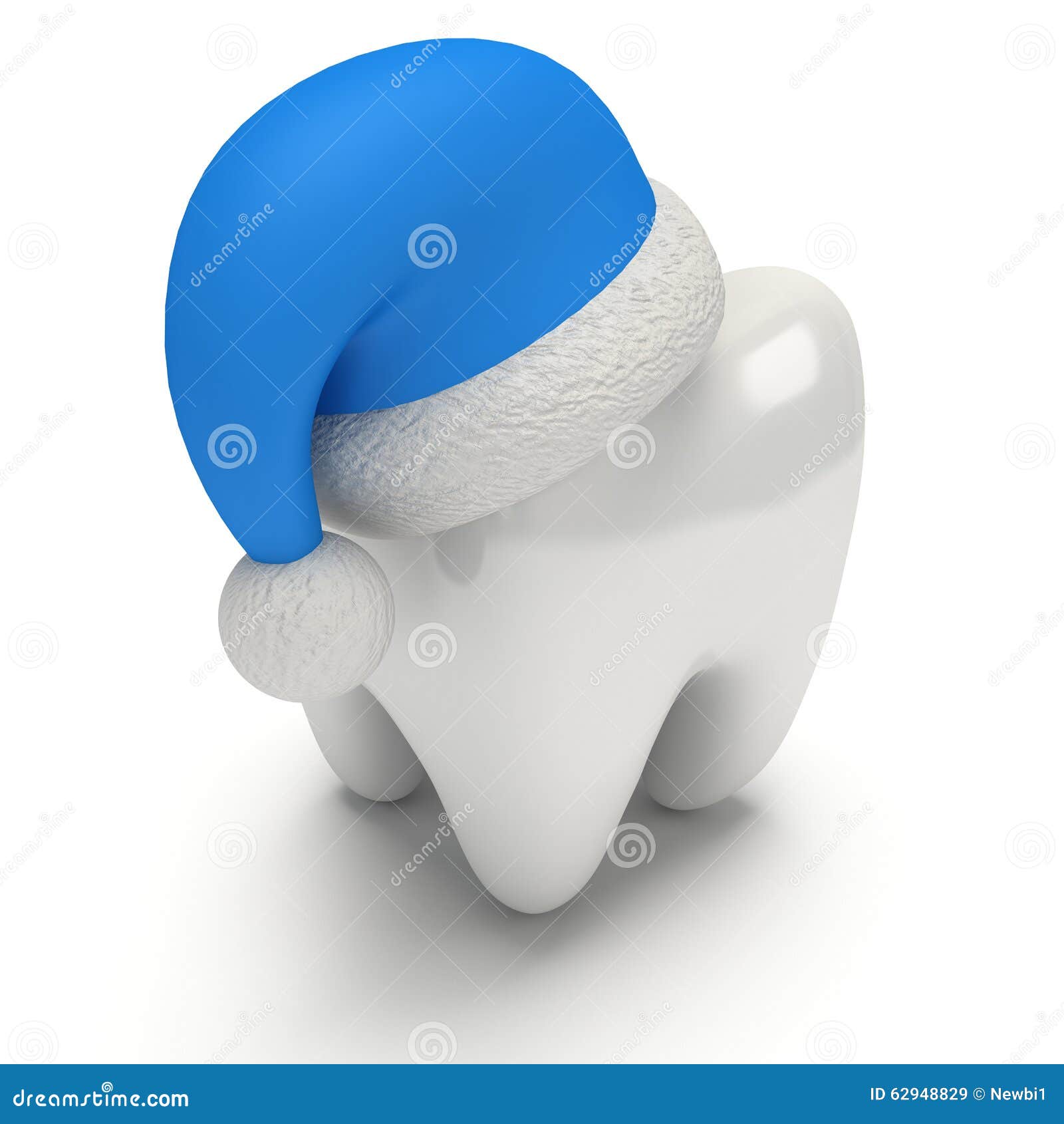 Dent Portant Santa Claus Hat Illustration Stock - Illustration du santé ...