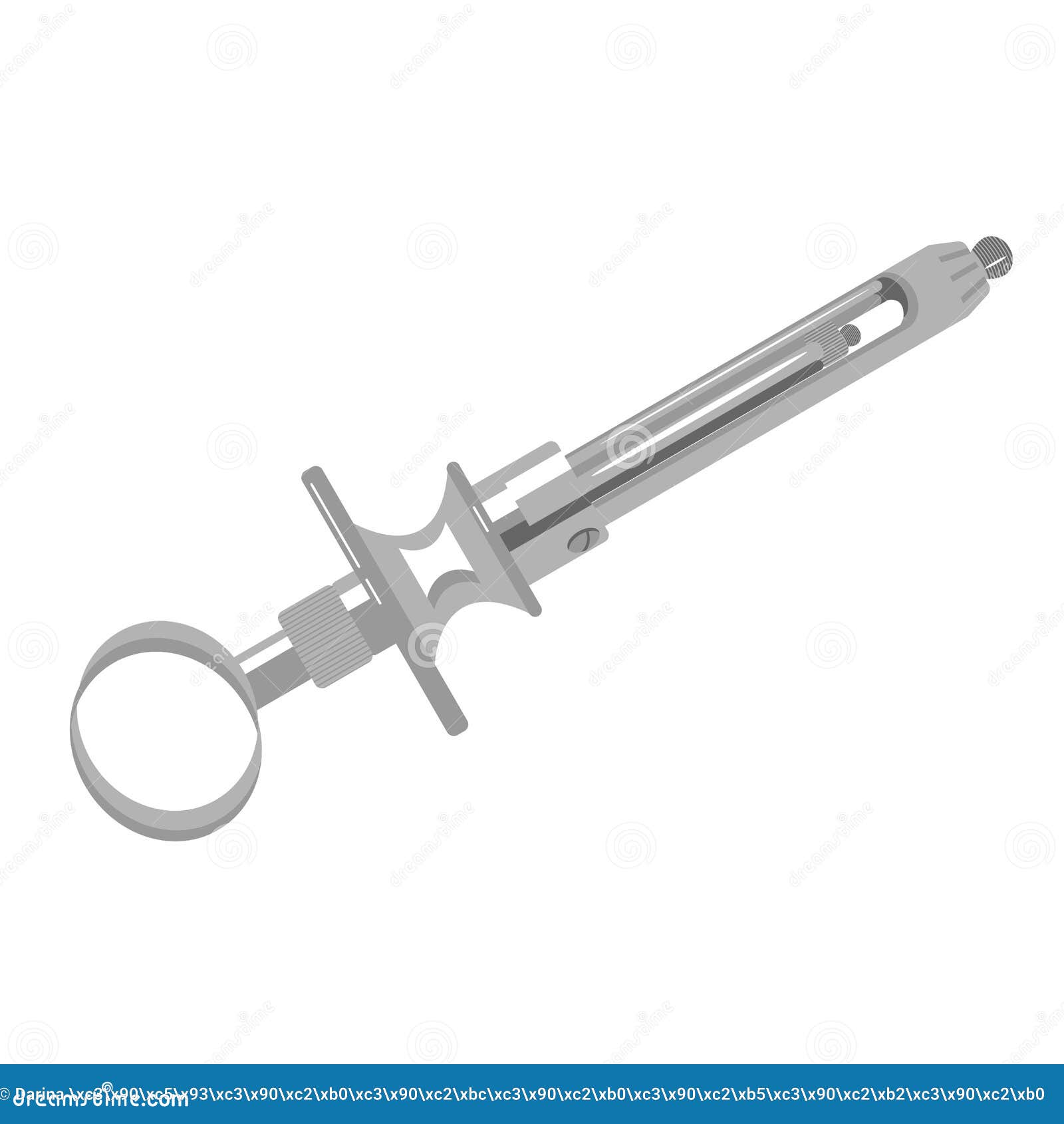 Vector Dental Anesthesia Instrument Dental Syringe, Clinic Stock Vector ...