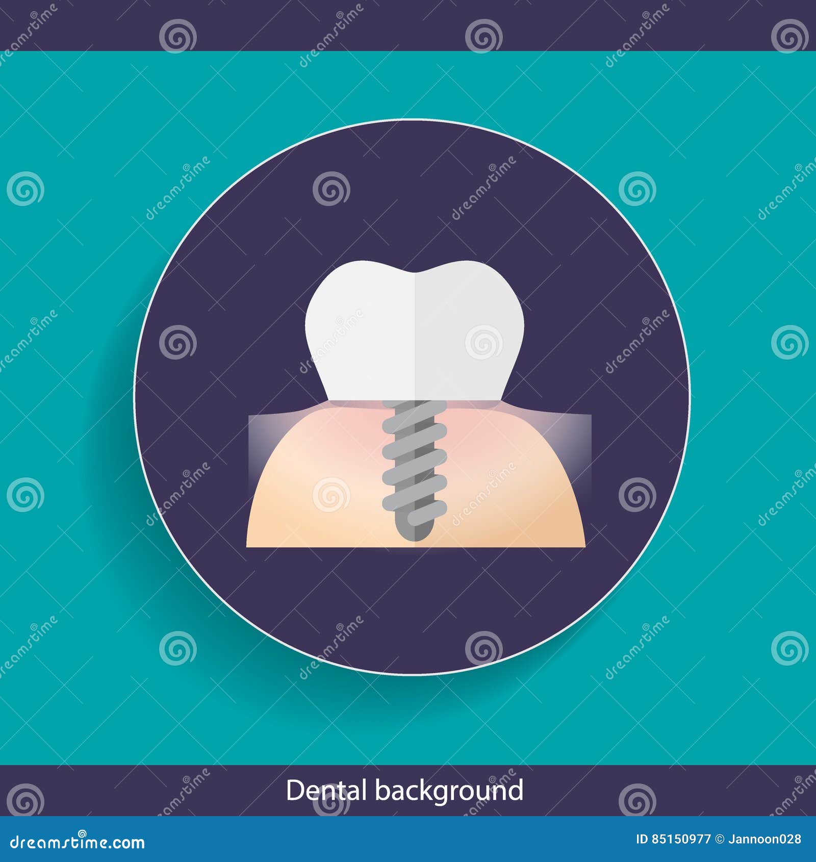 Dental Background Design. Vector Illustration Stock Vector ...