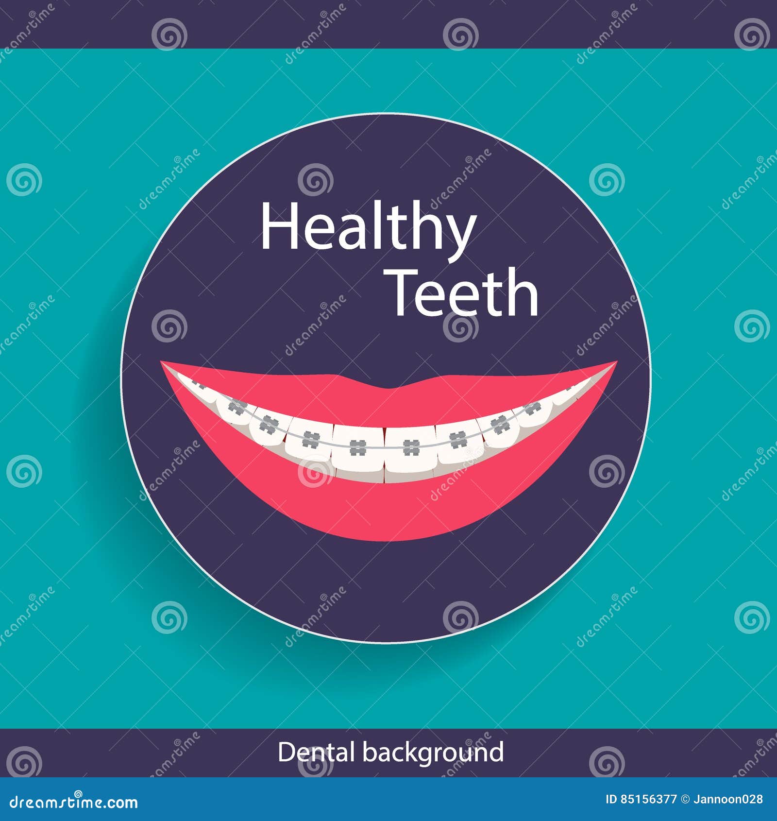 Dental Background Design. Vector Illustration Stock Vector ...