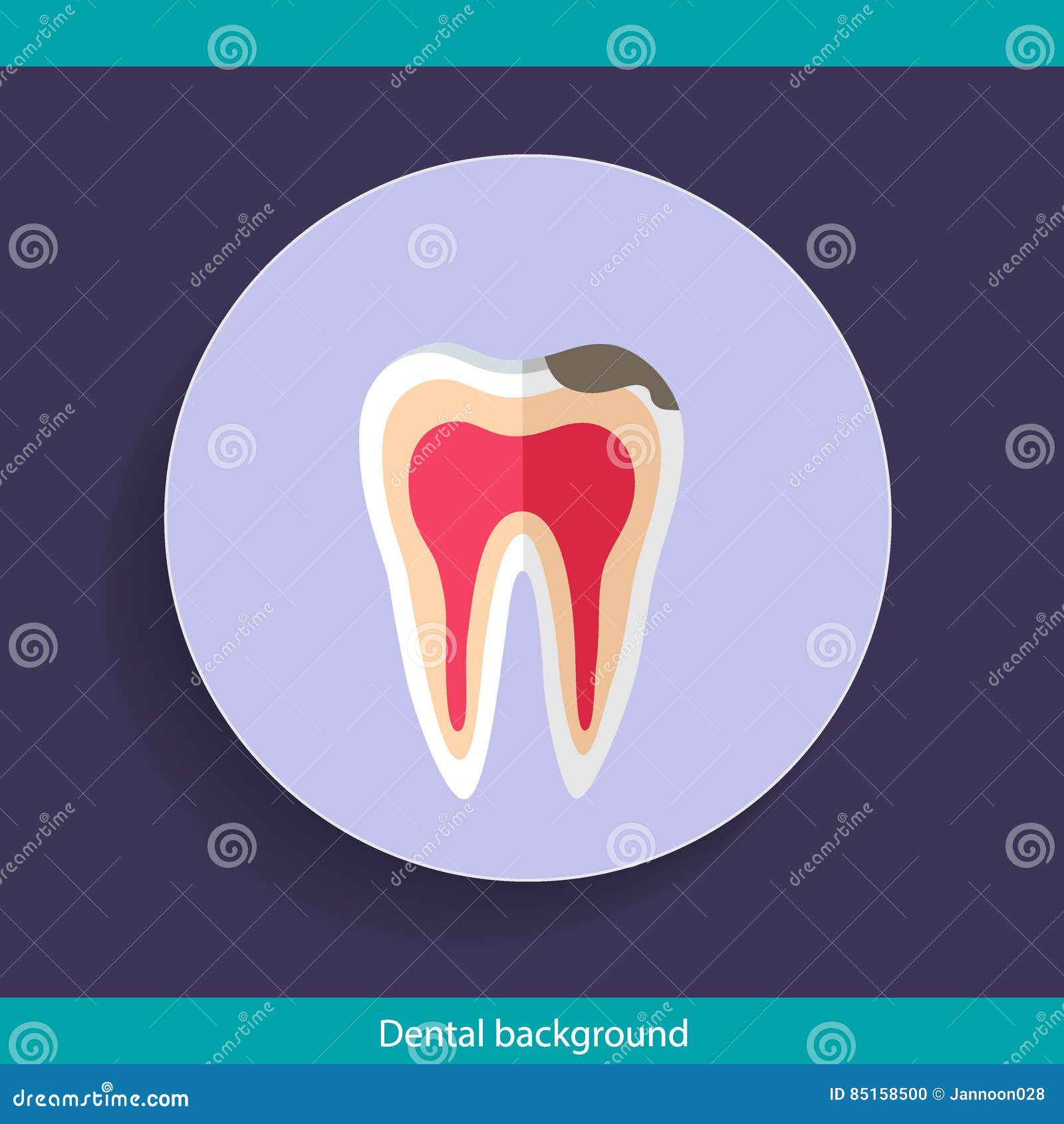 Dental Background Design. Vector Illustration Stock Vector ...