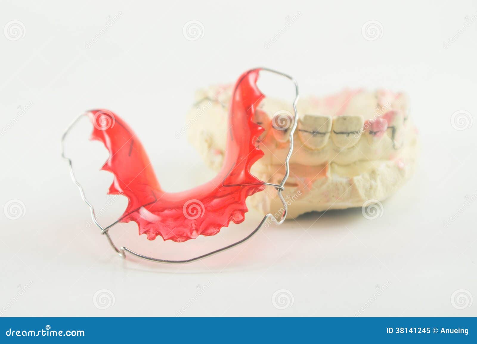 Dental brace and retainer stock image. Image of health - 38141245