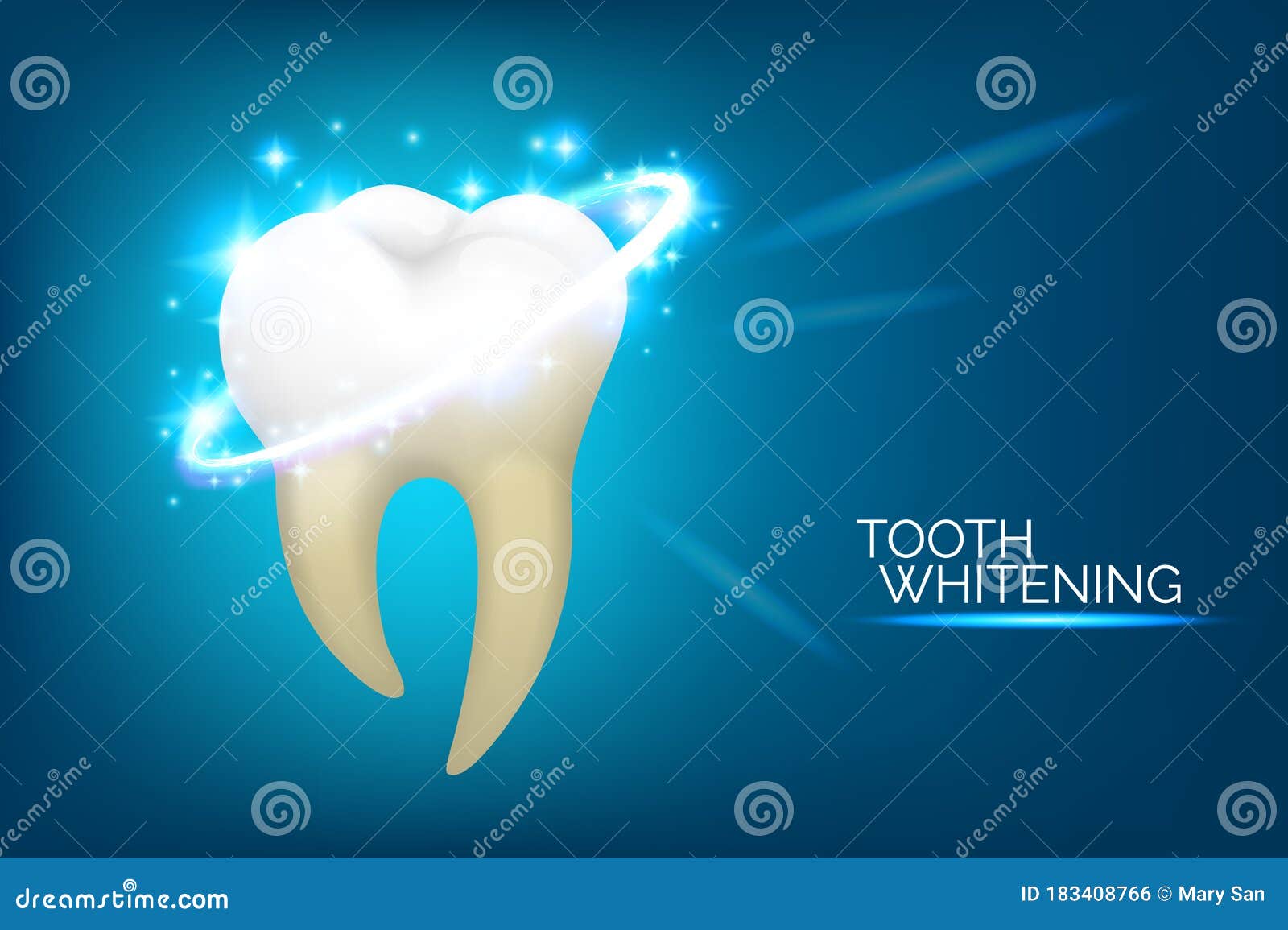 Dental Care And Teeth Whitening Banner Design Oral Hygiene Vector