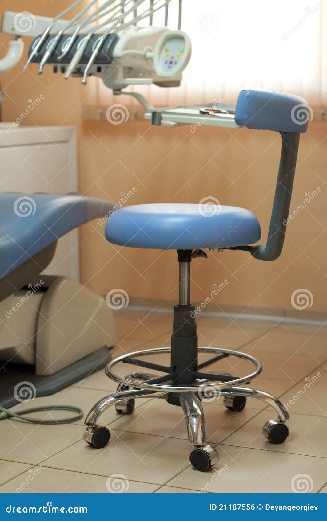 Dental chair stock photo. Image of workplace, equipment - 21187556