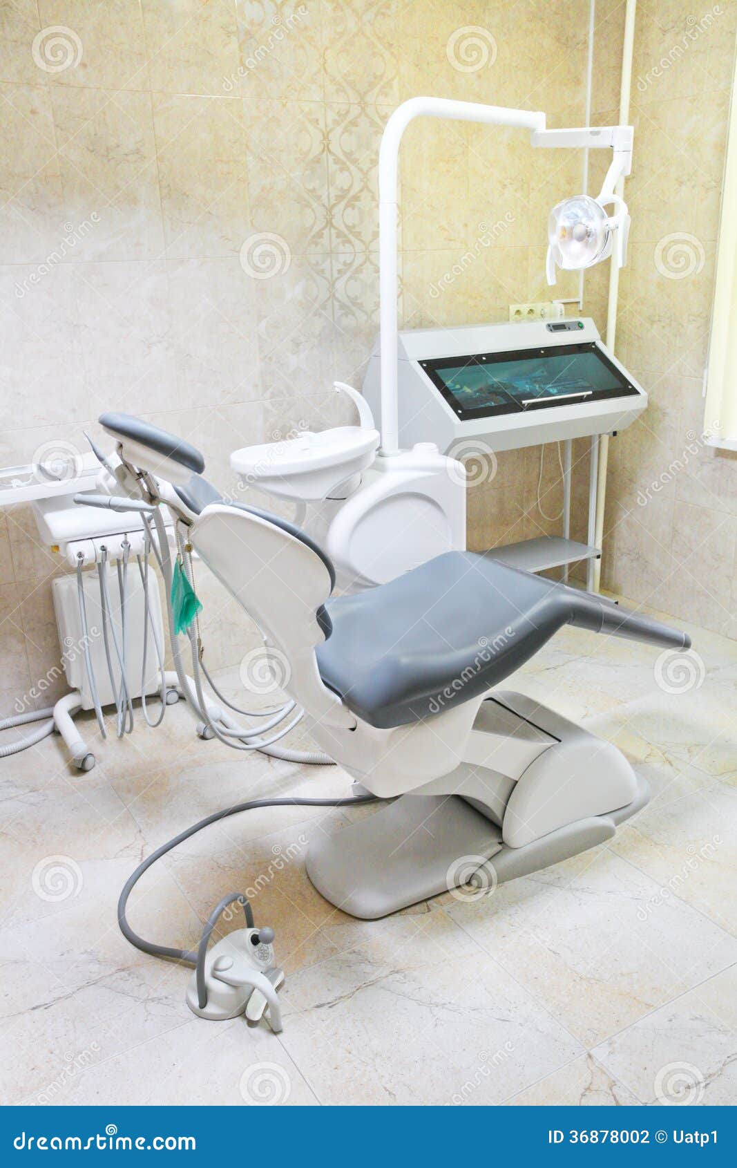 Dental chair stock photo. Image of isolated, medical - 36878002