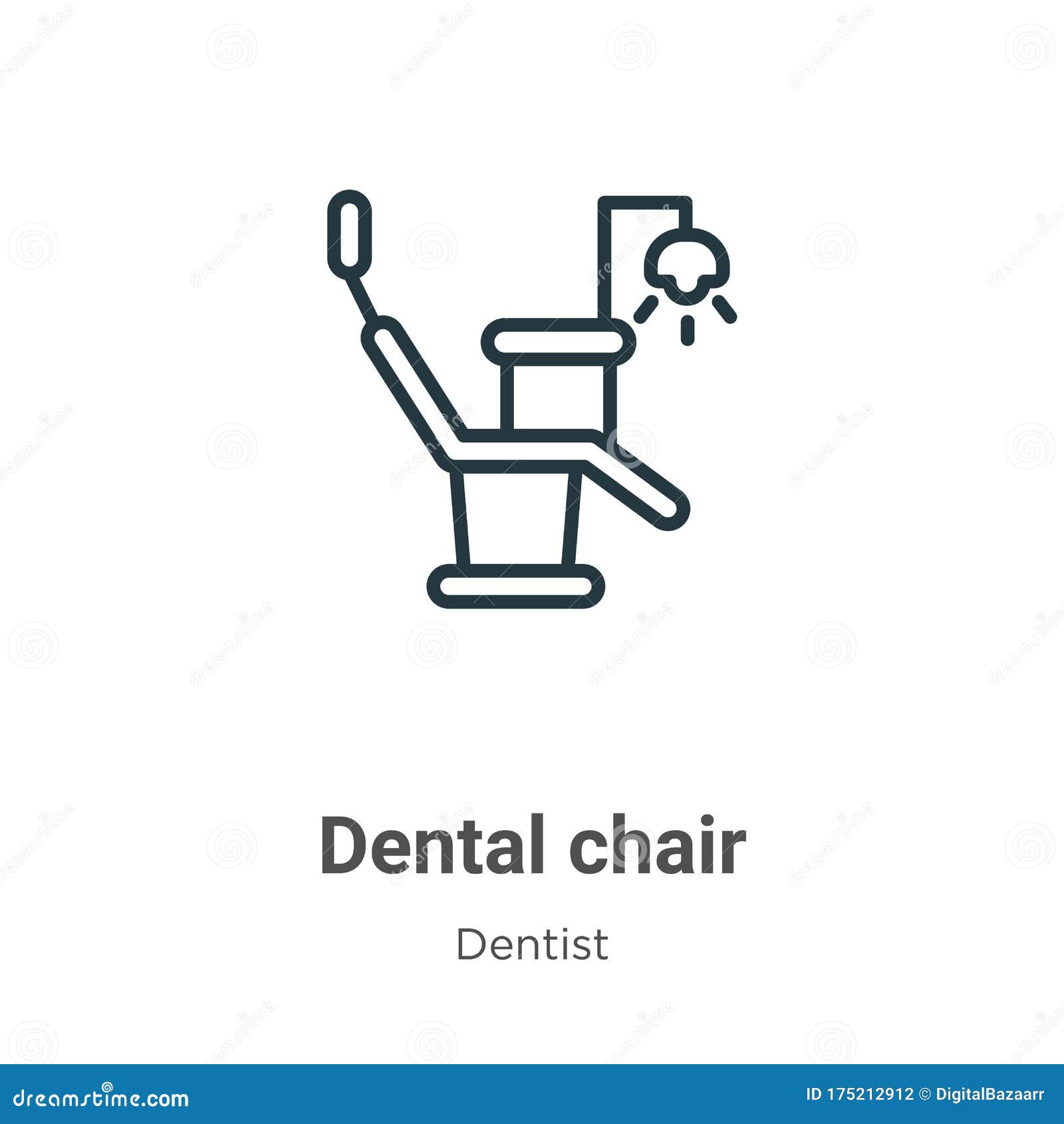 Dental Chair Outline Vector Icon. Thin Line Black Dental Chair Icon ... Dental Chair Outline Vector Icon. Thin Line Black Dental Chair Icon ...