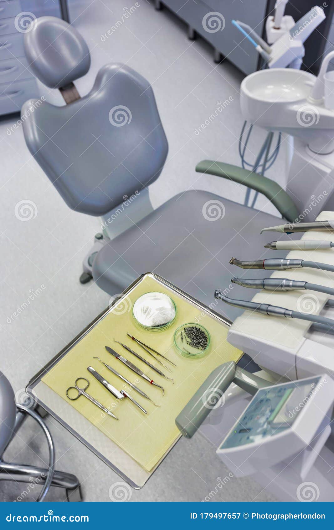 Dental Clinic and Dental Instruments Stock Image - Image of hygiene ...