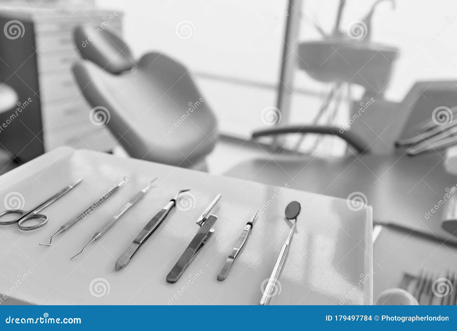 Dental Clinic and Dental Instruments Stock Photo - Image of forceps ...