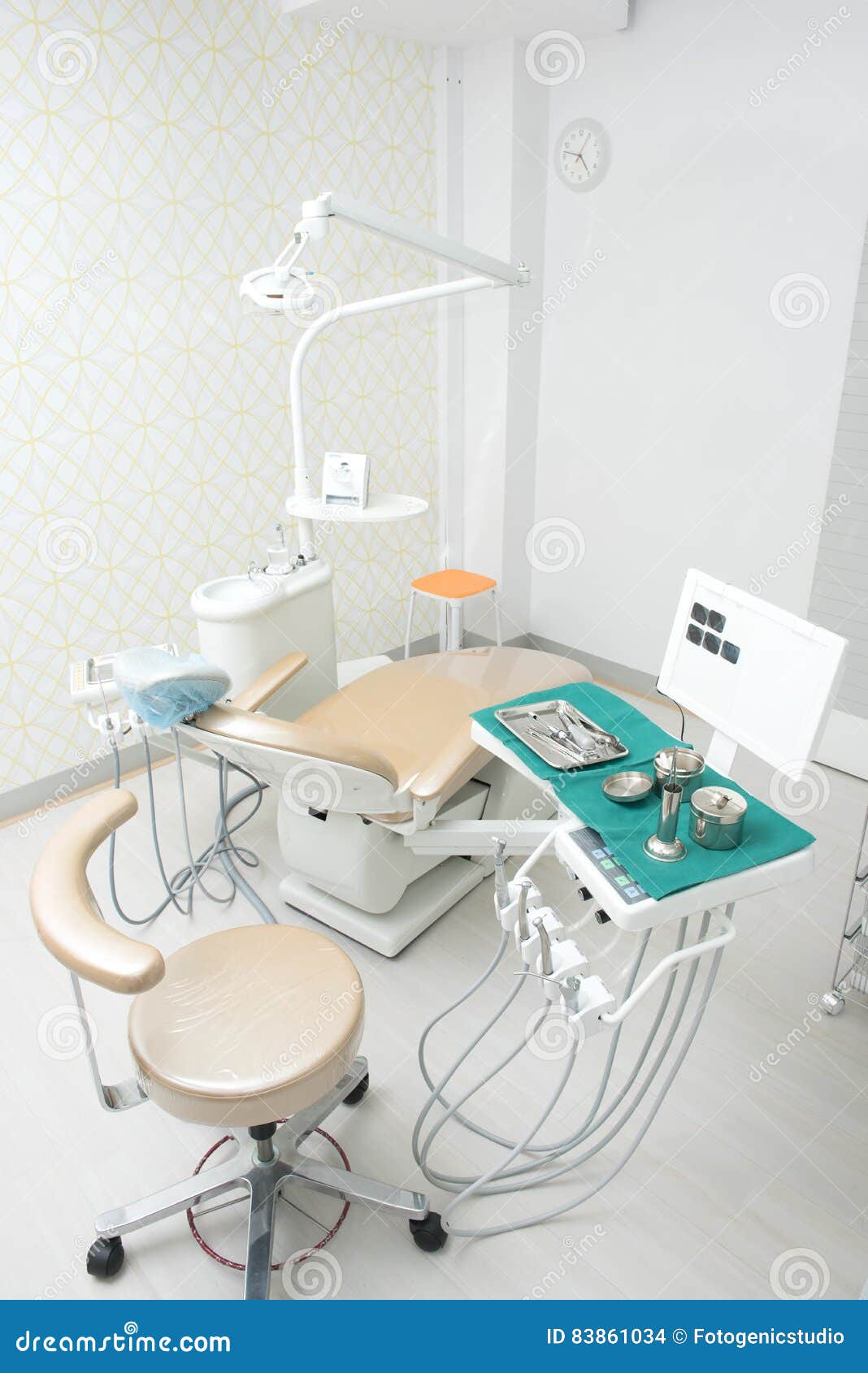 Dental Clinic Interior Working Boxes and Tools Stock Photo - Image of ...