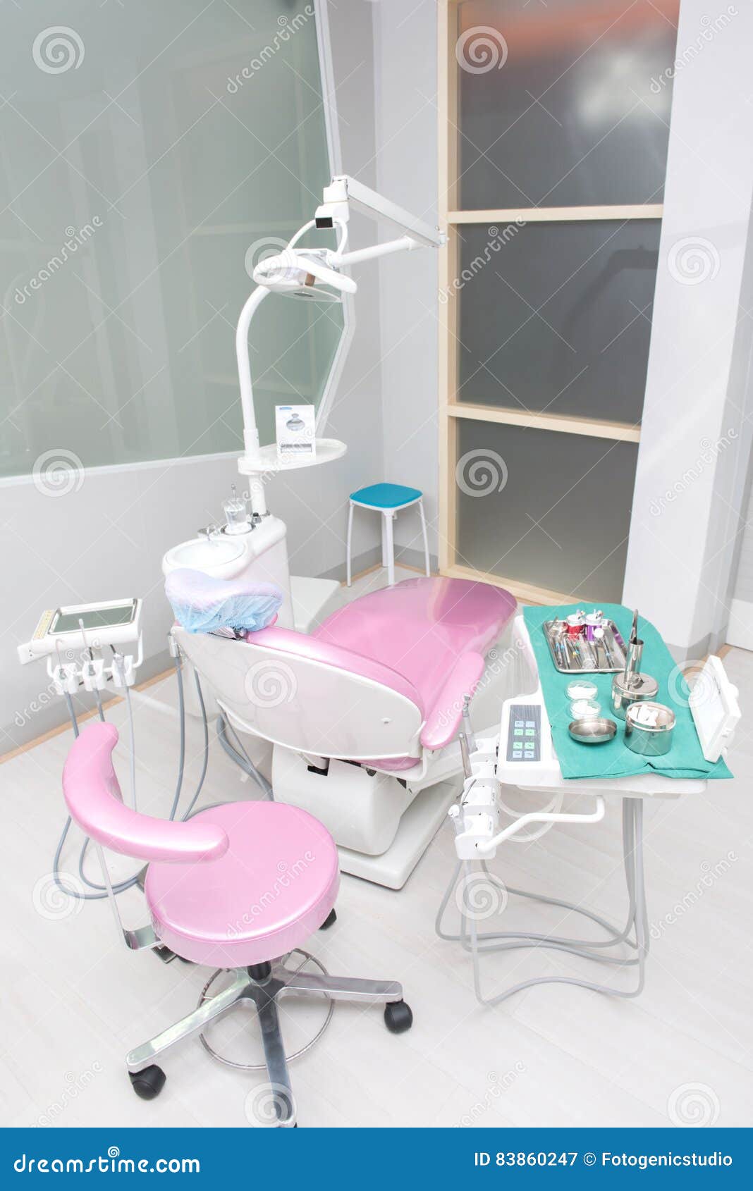 Dental Clinic Interior Working Boxes and Tools Stock Image - Image of ...