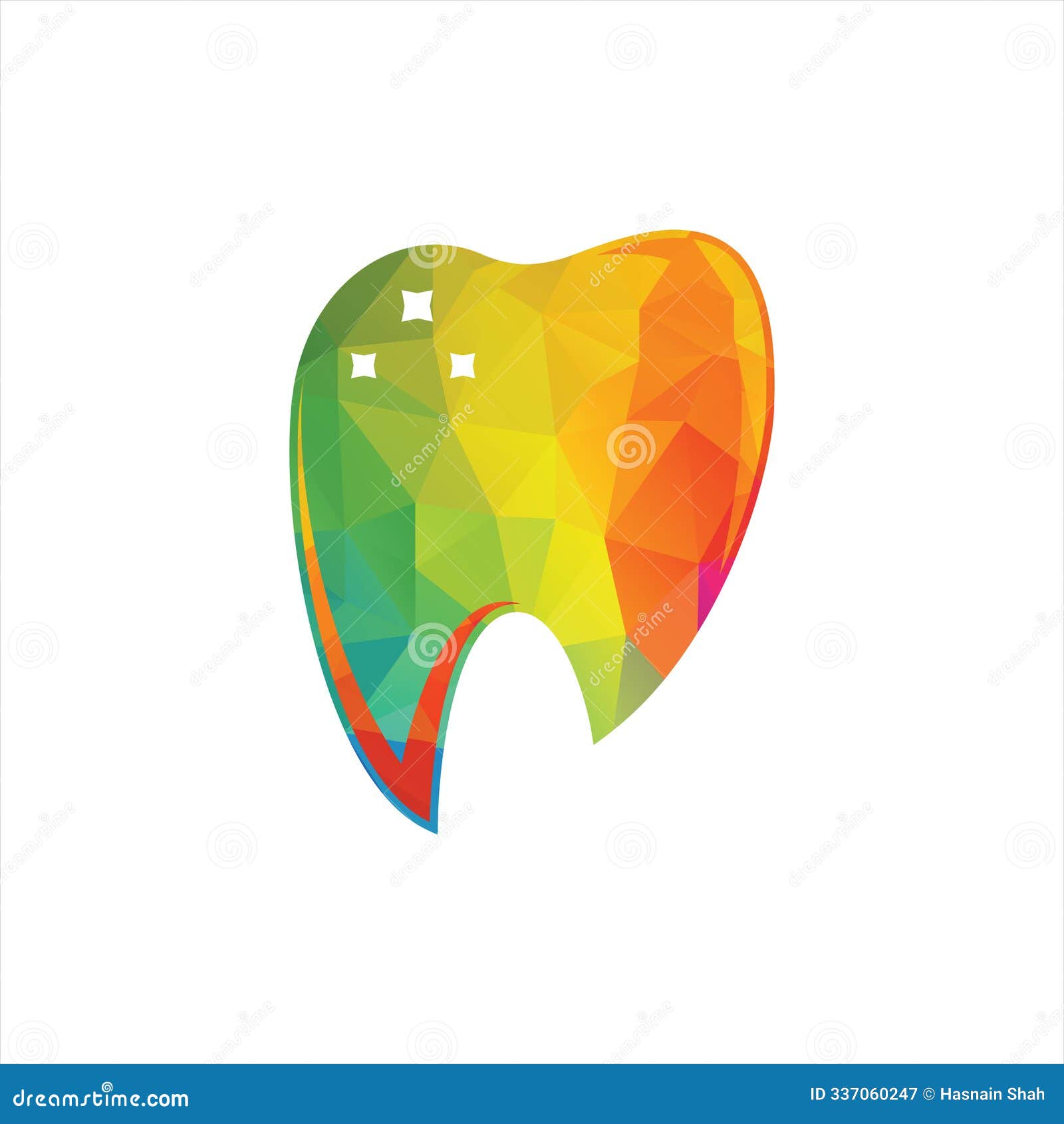 Dental Clinic Logo Teeth Abstract Design Vector Template Stock Vector ...