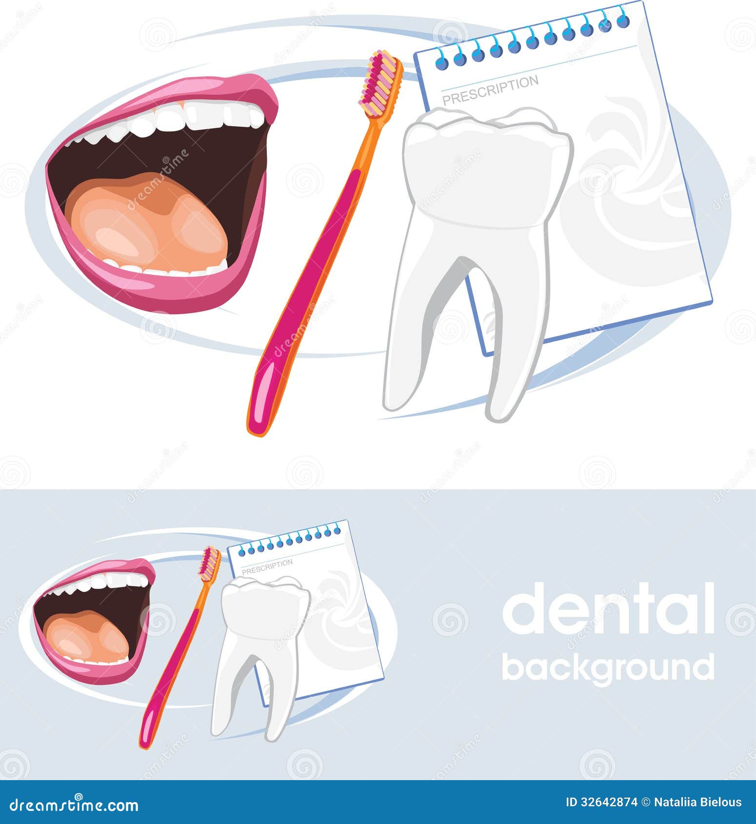 Dental Concept. Icon And Banner For Design Vector Illustration ...