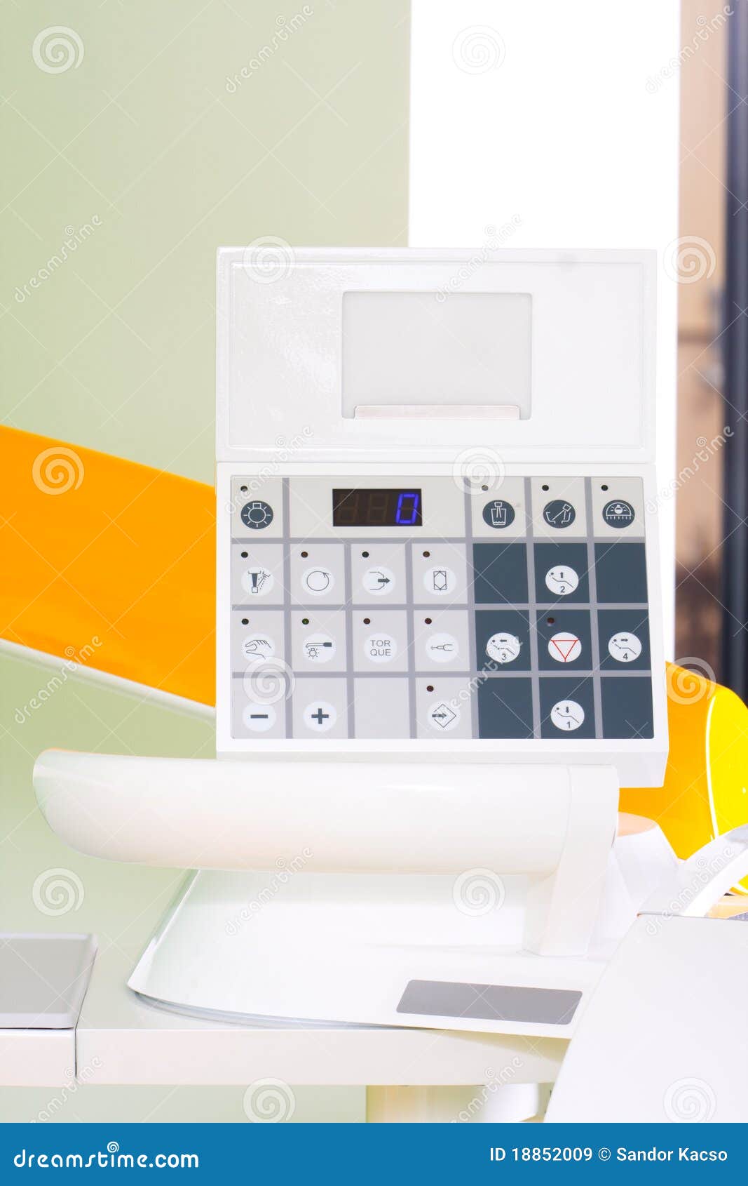 Dental control panel stock image. Image of office, digital - 18852009