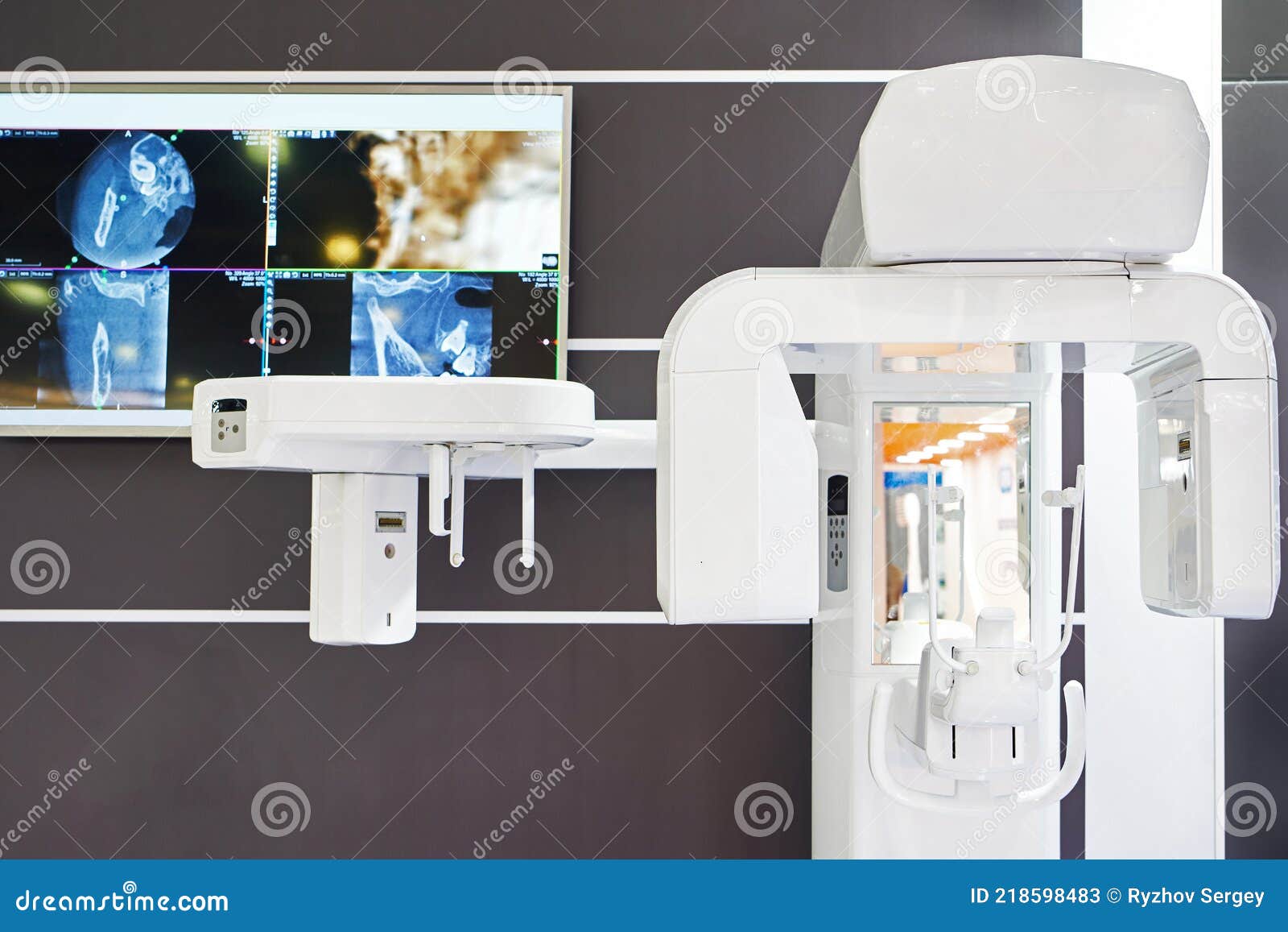 Dental 3D scanner stock image. Image of health, oral - 218598483