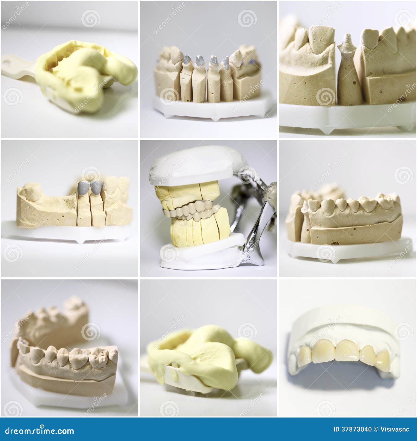 Dental Dentist Objects Collage Stock Photo - Image of laboratory ...