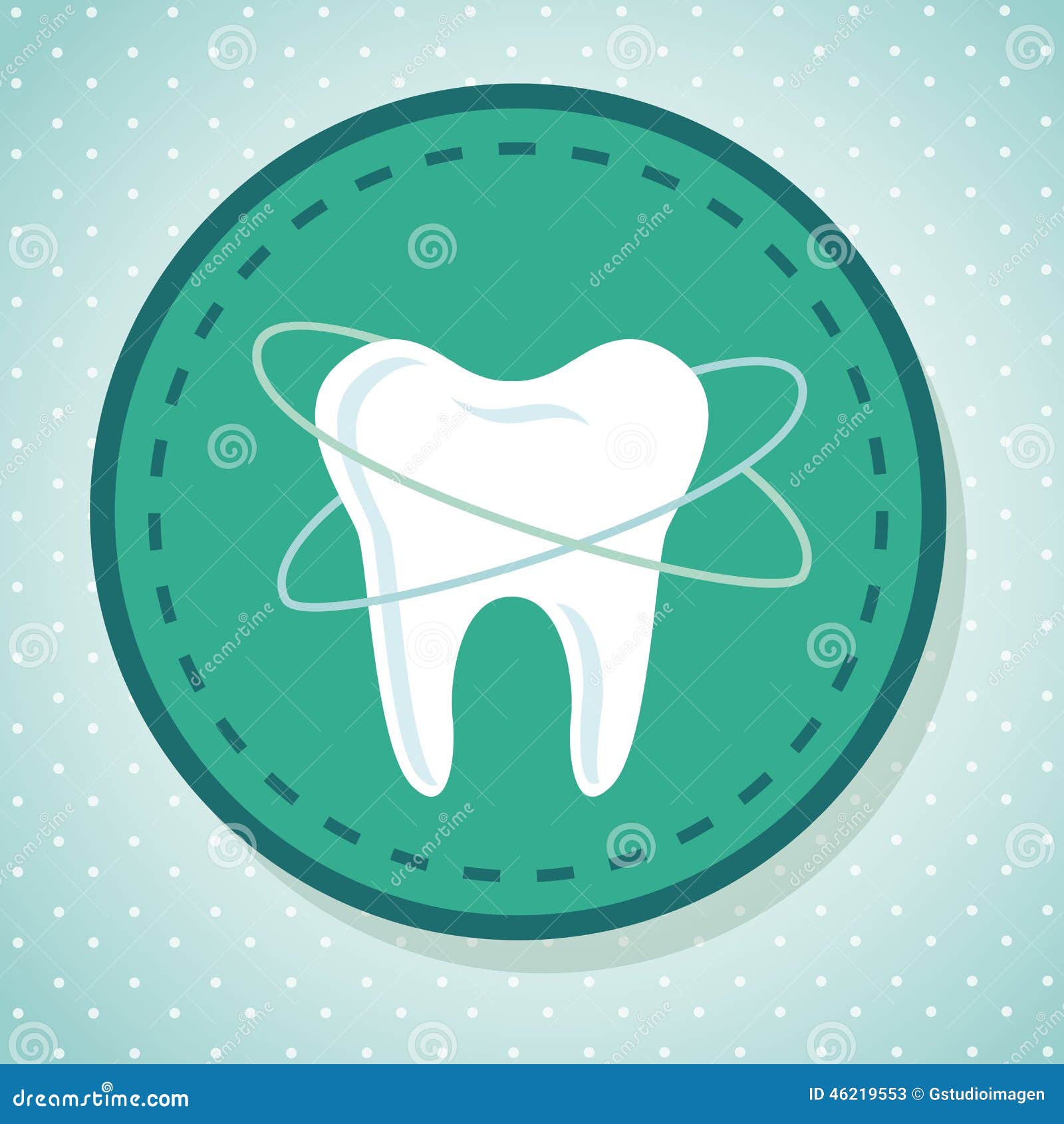 Dental design stock vector. Illustration of object, medical - 46219553