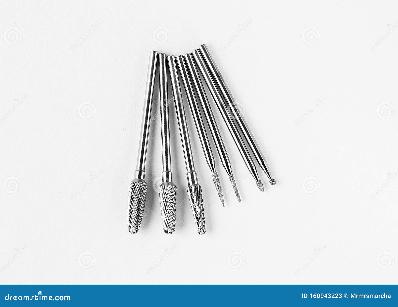 Dental Drill. Carbide Burs - Dental Equipment Stock Image - Image of ...