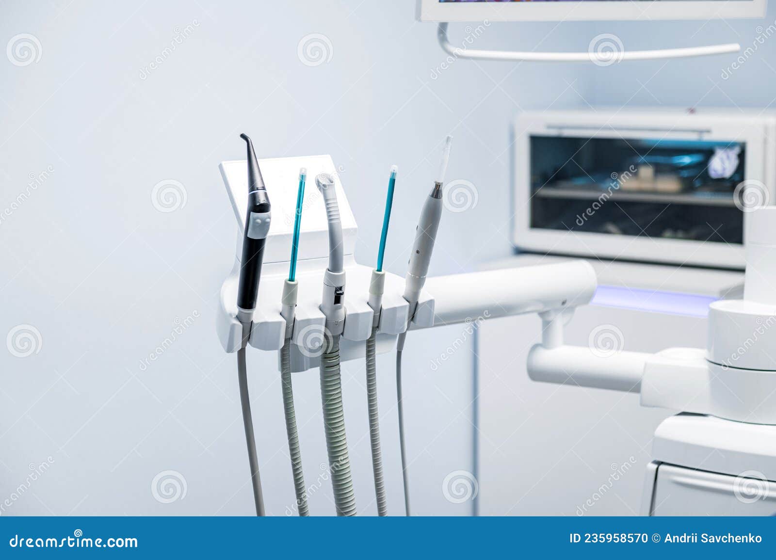 Dental Equipment. Background of Dental Equipment and Tools Stock Photo ...