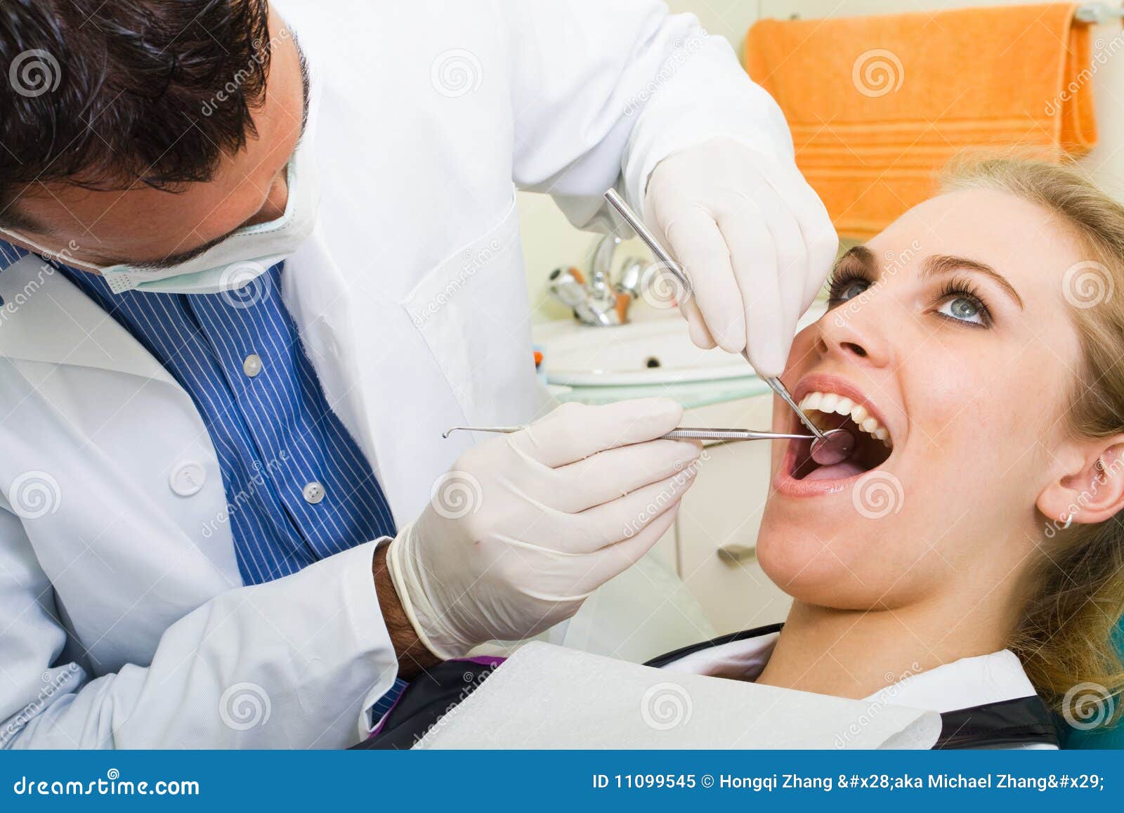 Dental exam stock image. Image of beauty, attractive - 11099545