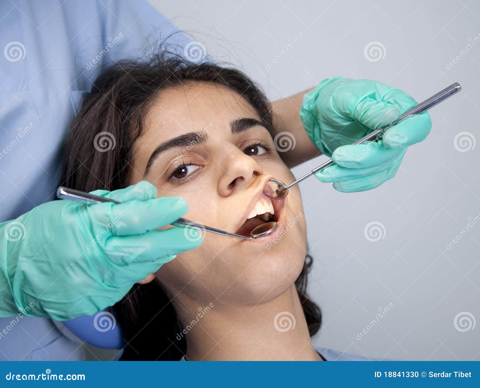 Dental examination stock photo. Image of molar, paste - 18841330