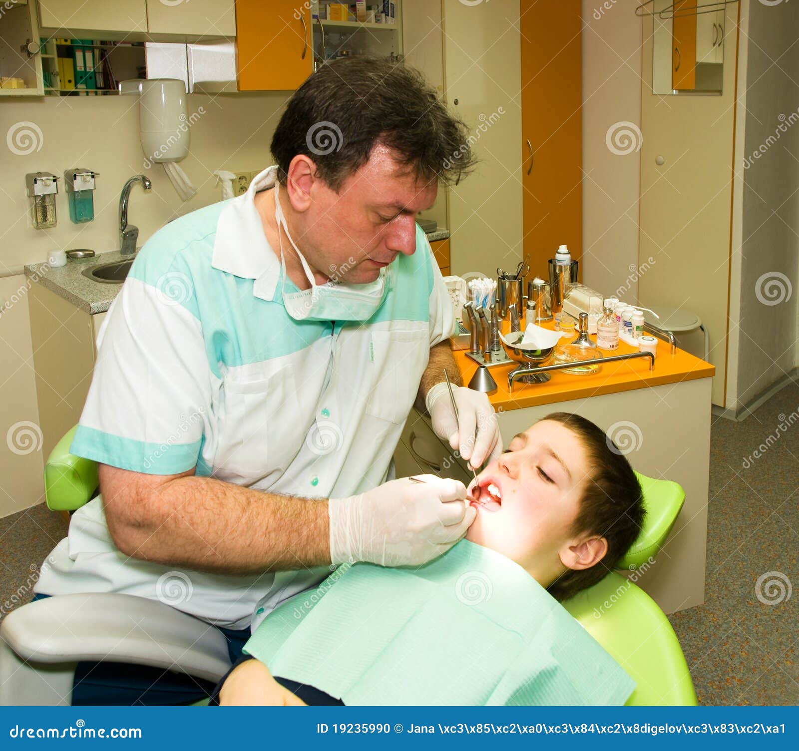 Dental examination stock photo. Image of stomatologist - 19235990