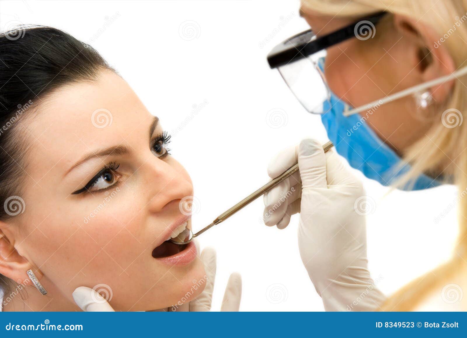 Dental examination stock image. Image of protection, dental - 8349523
