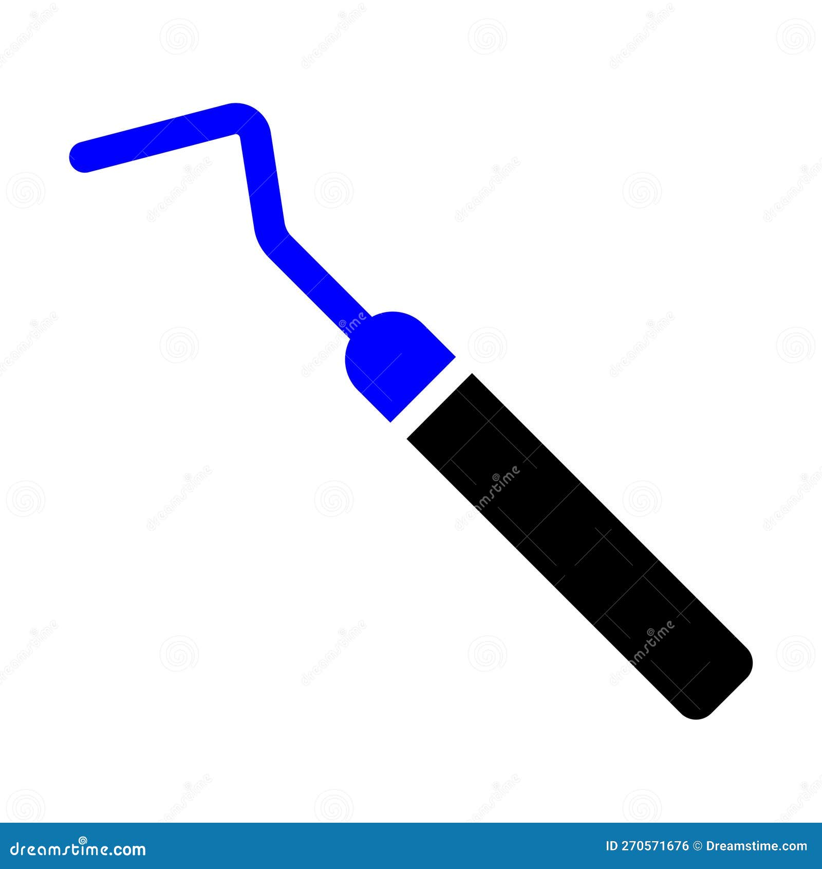 Dental Explorer Icon stock vector. Illustration of symbol - 270571676